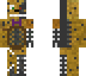 Withered Spring Bonnie V8 | Minecraft Skin