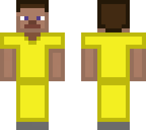 Yellow Skin Steve | Minecraft Skins