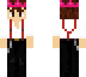 Boy with monster can crown | Minecraft Skin