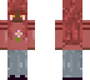 cute flower shirt girl | Minecraft Skin