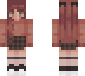 for my sister -- bookworm | Minecraft Skin