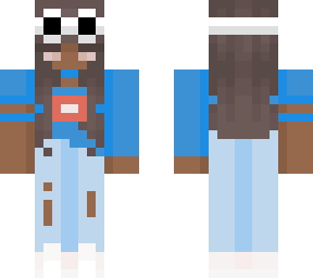 GeorgeNotFound Skin (Black Girl) | Minecraft Skin