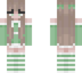 Green Elf Girl | Minecraft Skin