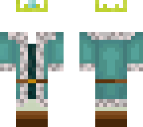 Green Medieval King | Minecraft Skin