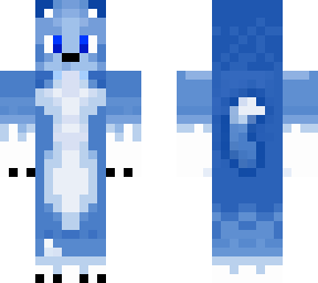 headless lapis wolf | Minecraft Skin