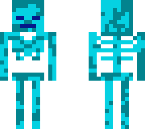 Ice Skeleton | Minecraft Skin
