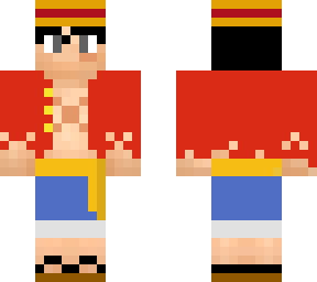 Luffy One Piece Anime | Minecraft Skins
