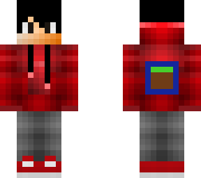 Red cool boy | Minecraft Skin