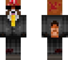 Red panda stabbed | Minecraft Skin