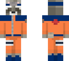 Shonen Naruto Raccoon FINAL | Minecraft Skin