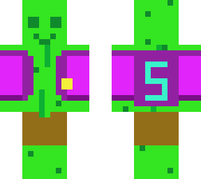 Spike from Brawl Stars | Minecraft Skin