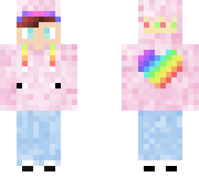 Boy with a Pig Hoodie | Minecraft Skin