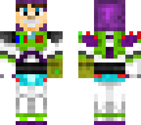 Buzz Lightyear with infinity gauntlet | Minecraft Skin