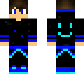 Cool blue boy | Minecraft Skin