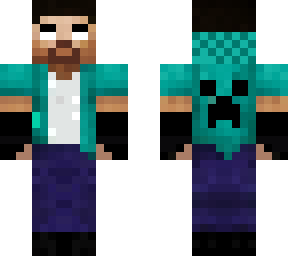Herobrine With Eyebrows | Minecraft Skin