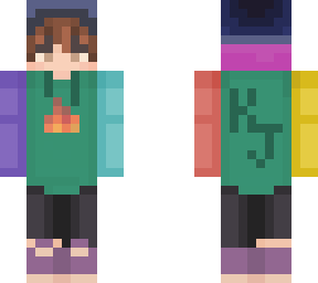 Karls Skin With Quackitys beanie and Sapnaps Fire | Minecraft Skin