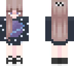planet shirt girl | Minecraft Skin