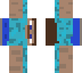 Steve Flipped On His Side | Minecraft Skin