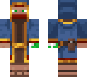 wandering trader villager green villager | Minecraft Skins