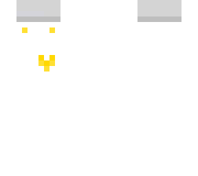 White and gold | Minecraft Skin