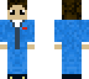Blabura Blue Tux | Minecraft Skin