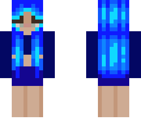 blue girl | Minecraft Skin