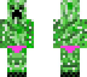 creeper with underwear | Minecraft Skin