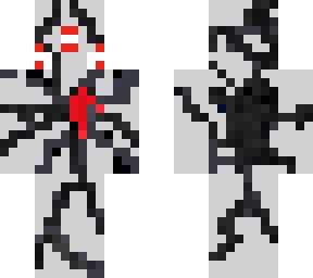 dying man in black rope | Minecraft Skin