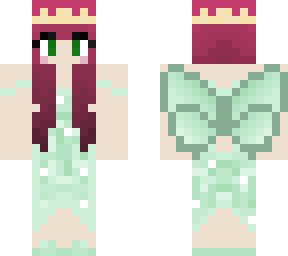 fairy princess (green) ver. 4 | Minecraft Skin