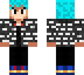 drip goku blue | Minecraft Skins