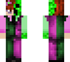 half creeper in a suit | Minecraft Skin