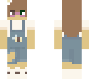 Me wearing some cute bee overalls! | Minecraft Skin