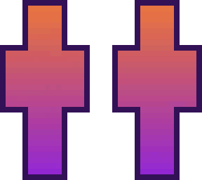 Orange And Purple Gradient | Minecraft Skin