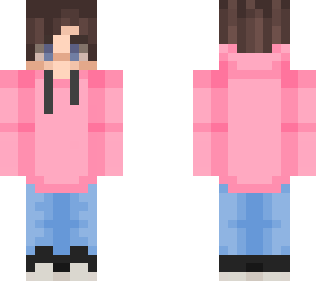 Pink Hoodie V3 | Minecraft Skin