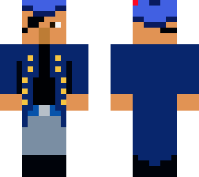 Pirate villager captian | Minecraft Skin