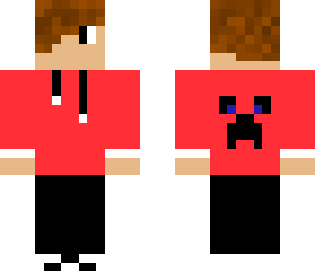 Red Gamer Boy | Minecraft Skin