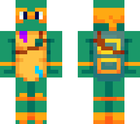Rise TMNT Mikey | Minecraft Skin