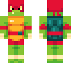 Rise TMNT Raphael | Minecraft Skin