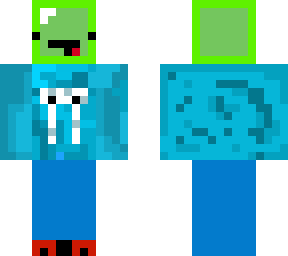 skeppy face emrald) | Minecraft Skin