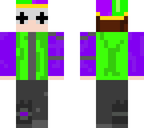 Cyborg Foolish Jester | Minecraft Skin
