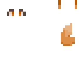 Fox Ears Tail And Eyes! | Minecraft Skin