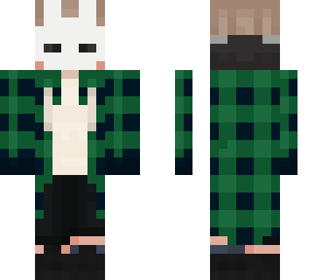 Masked Flannel boy | Minecraft Skin