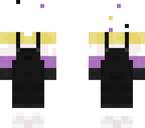 non binary overalls | Minecraft Skin