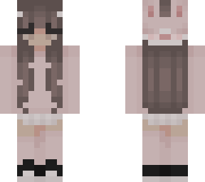 pink bunny girl | Minecraft Skin