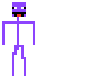 Purple stickman | Minecraft Skin