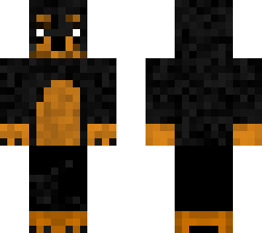 rottweiler dog | Minecraft Skin