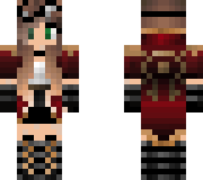 Minecraft Skin Girl Steampunk