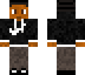 Black Dude W/360 Waves | Minecraft Skin