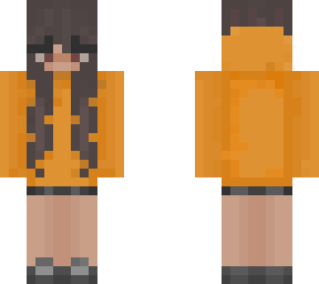 Cute Latina girl with hoodie :> | Minecraft Skin