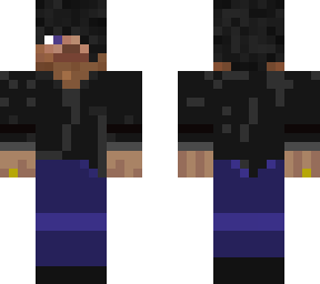 Emo Goth Steve | Minecraft Skin